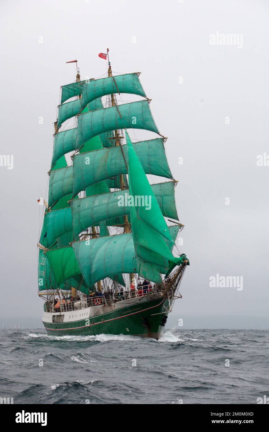 German tall ship Alexander von Humboldt Stock Photo - Alamy