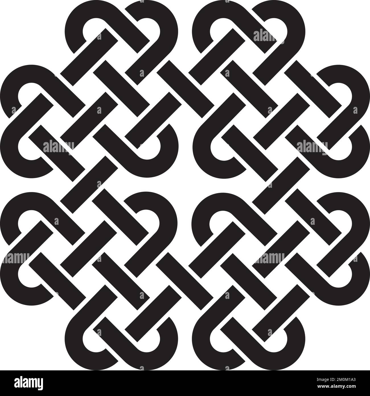 Sign made with Celtic knots to use in designs for St. Patrick's Day ...