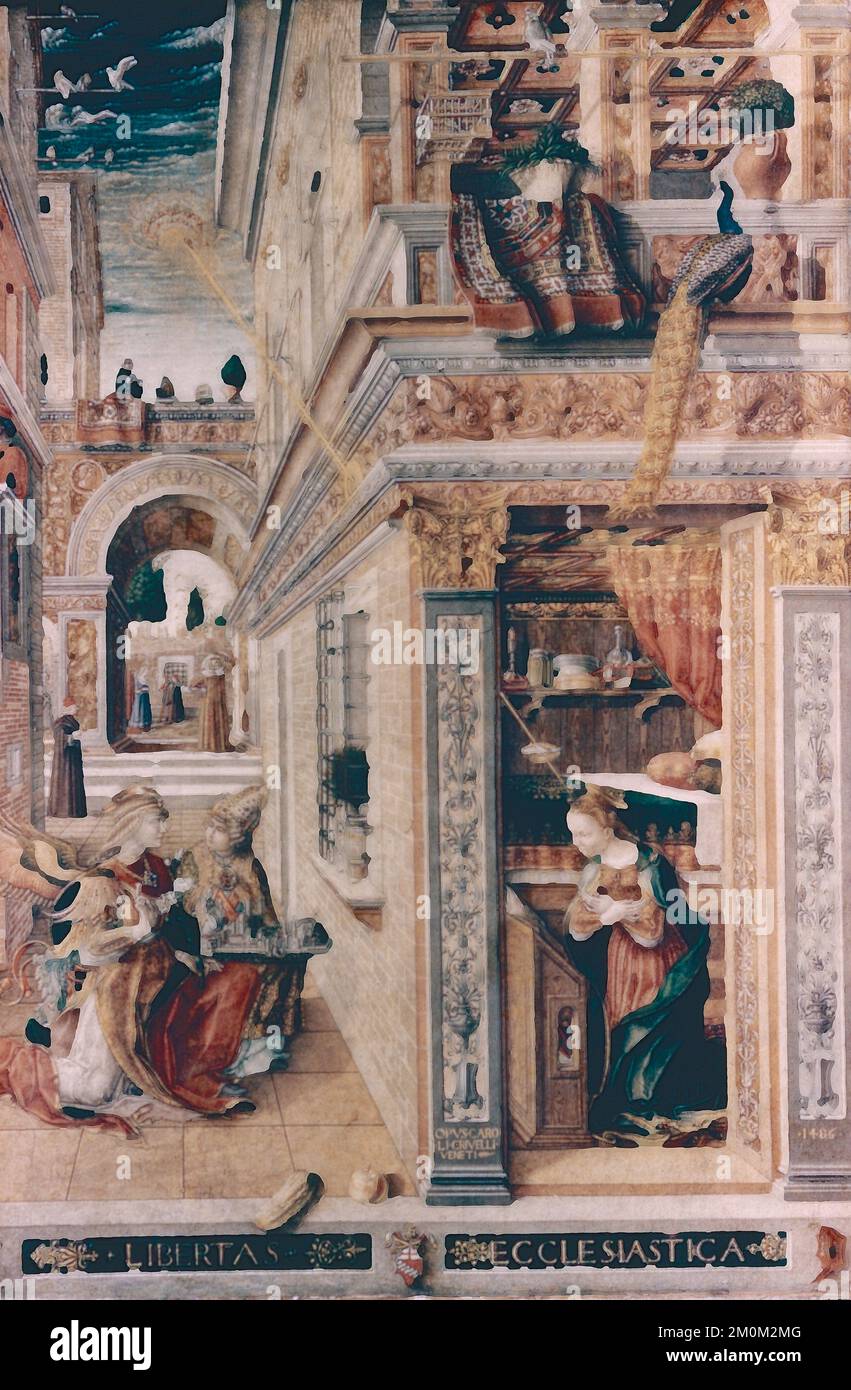 The Annunciation With Saint Emidius Buy Digital Version: Annunciation