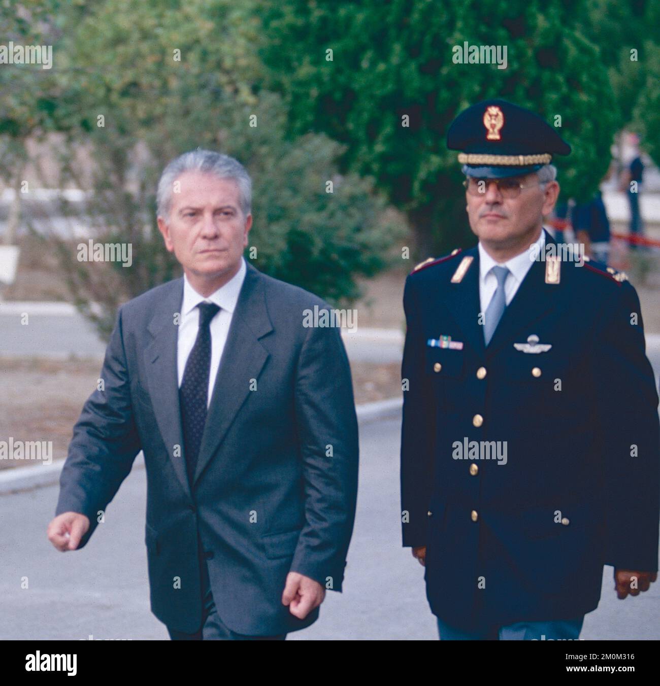 Italian policeman and politician Achille Serra, Italy 1994 Stock Photo ...