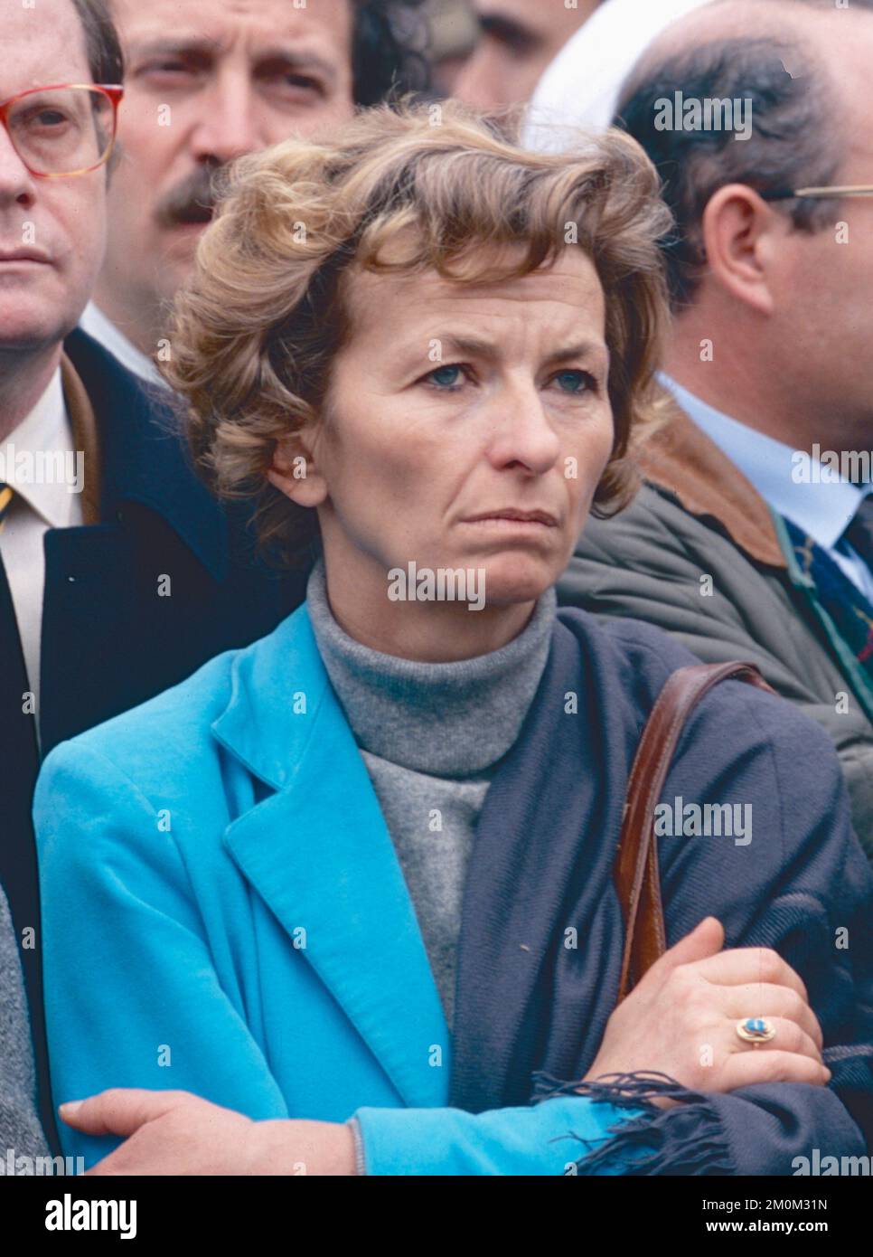 Italian politician and activist Emma Bonino at the funeral of Iranian ...