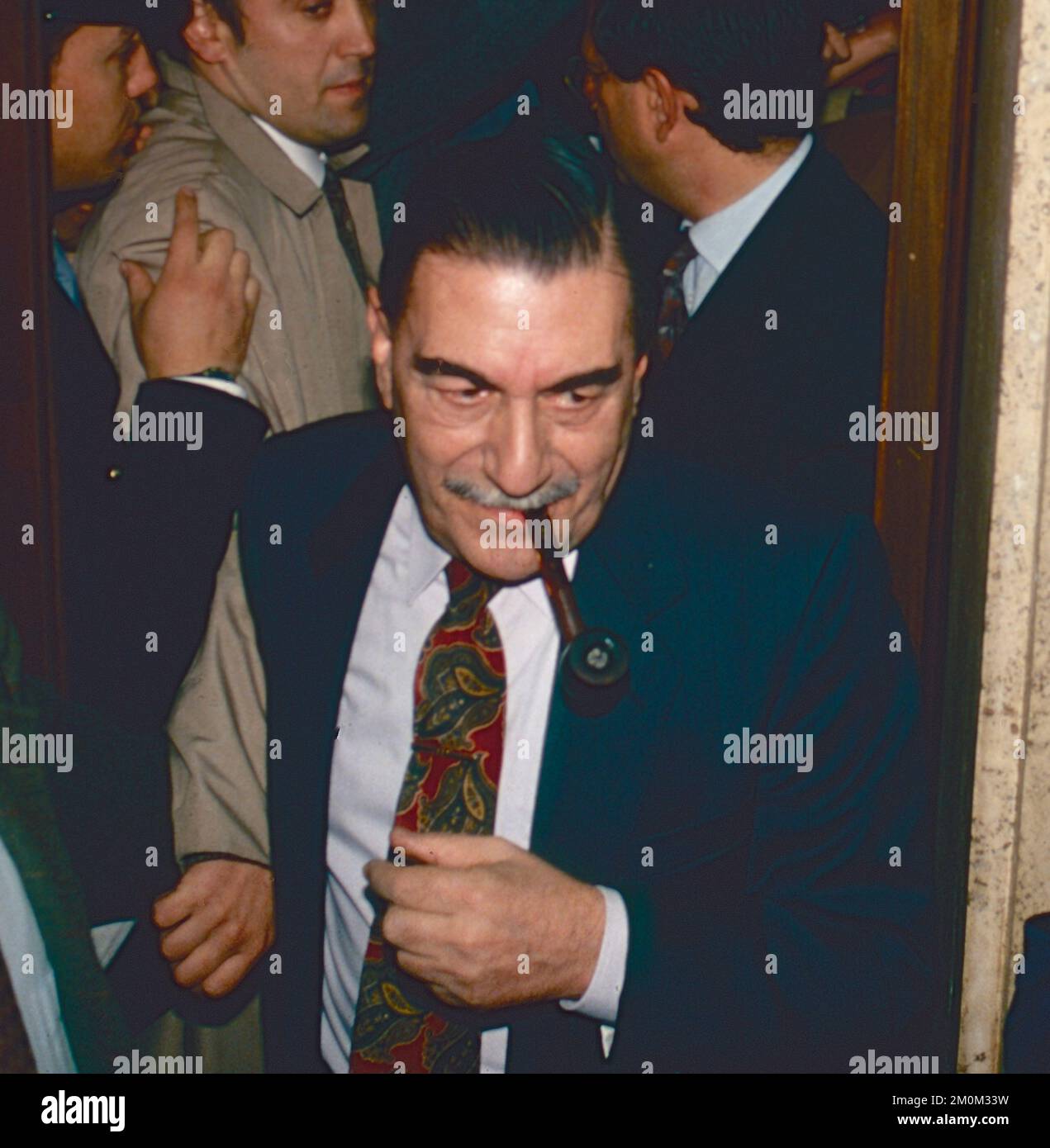 Italian National Anti-Mafia Prosecutor Bruno Siclari, Rome, Italy 1993 ...