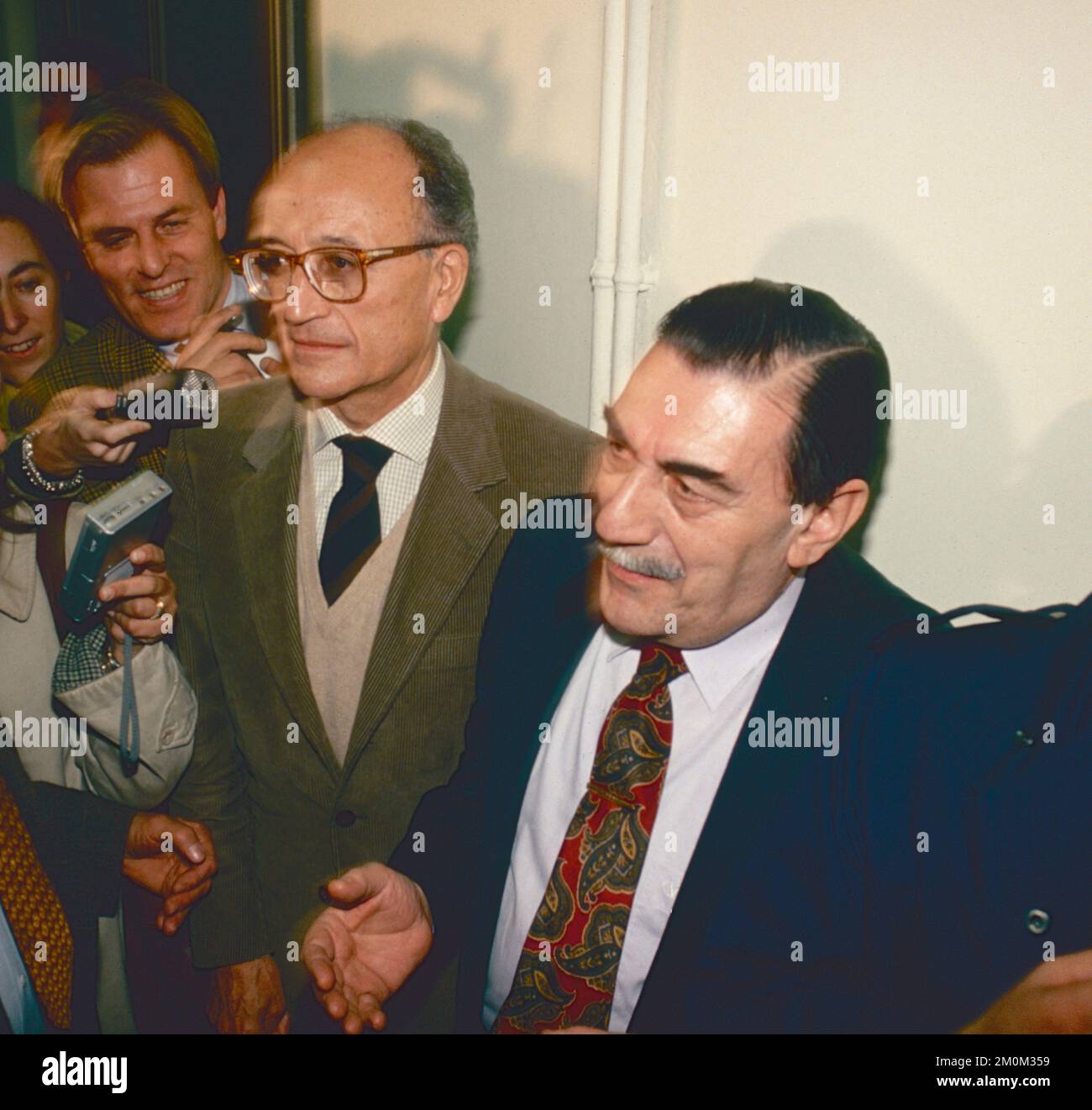 Italian National Anti-Mafia Prosecutor Bruno Siclari (right) and ...