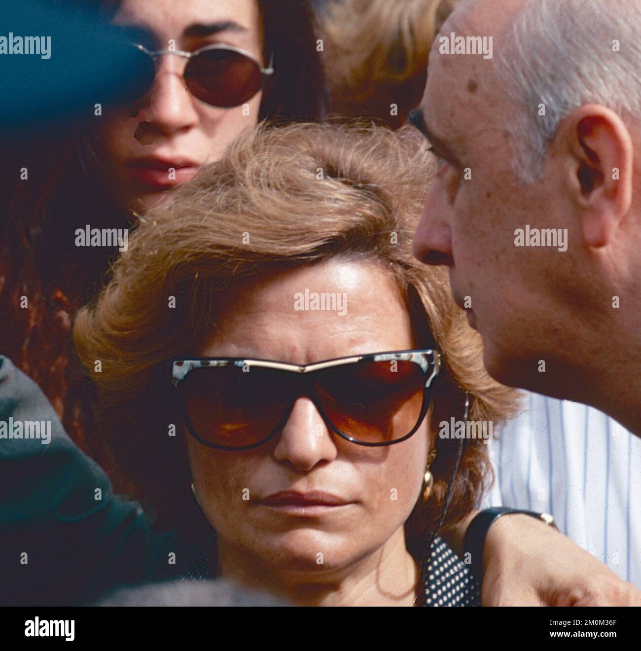 The mother of Italian military paratrooper Millevoi killed in Somalia ...