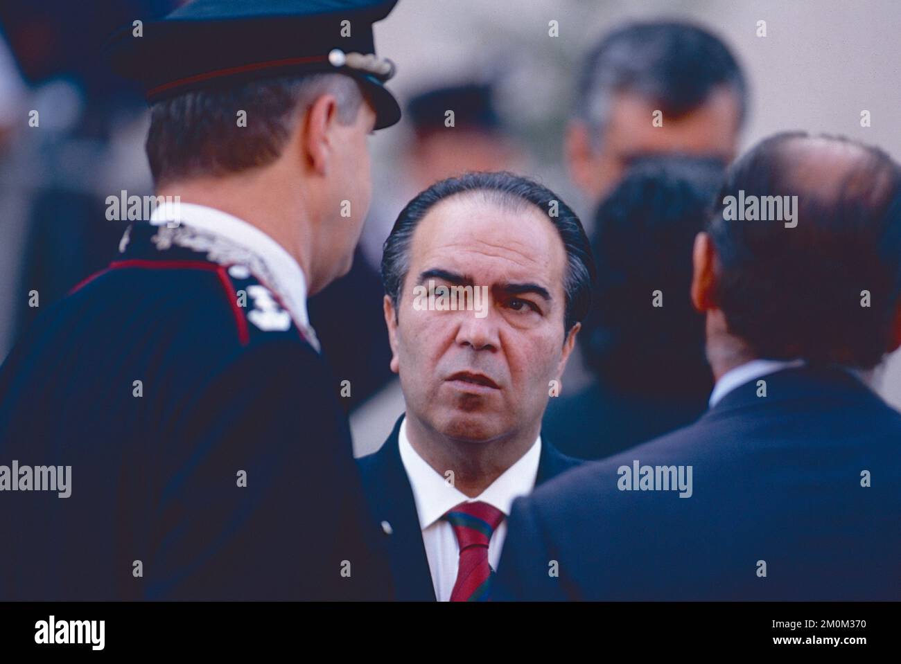 Quaestor Matteo Cinque at the Funeral of Italian magistrate killed by ...