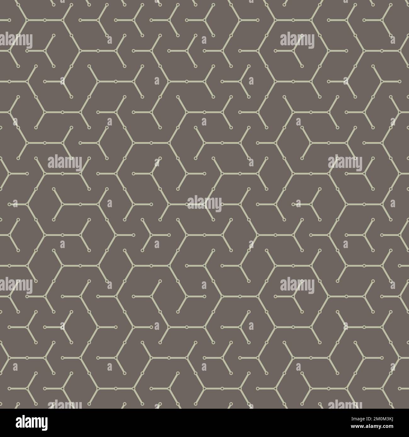 Hexagonal Maze generative pattern illustration Stock Vector Image & Art ...