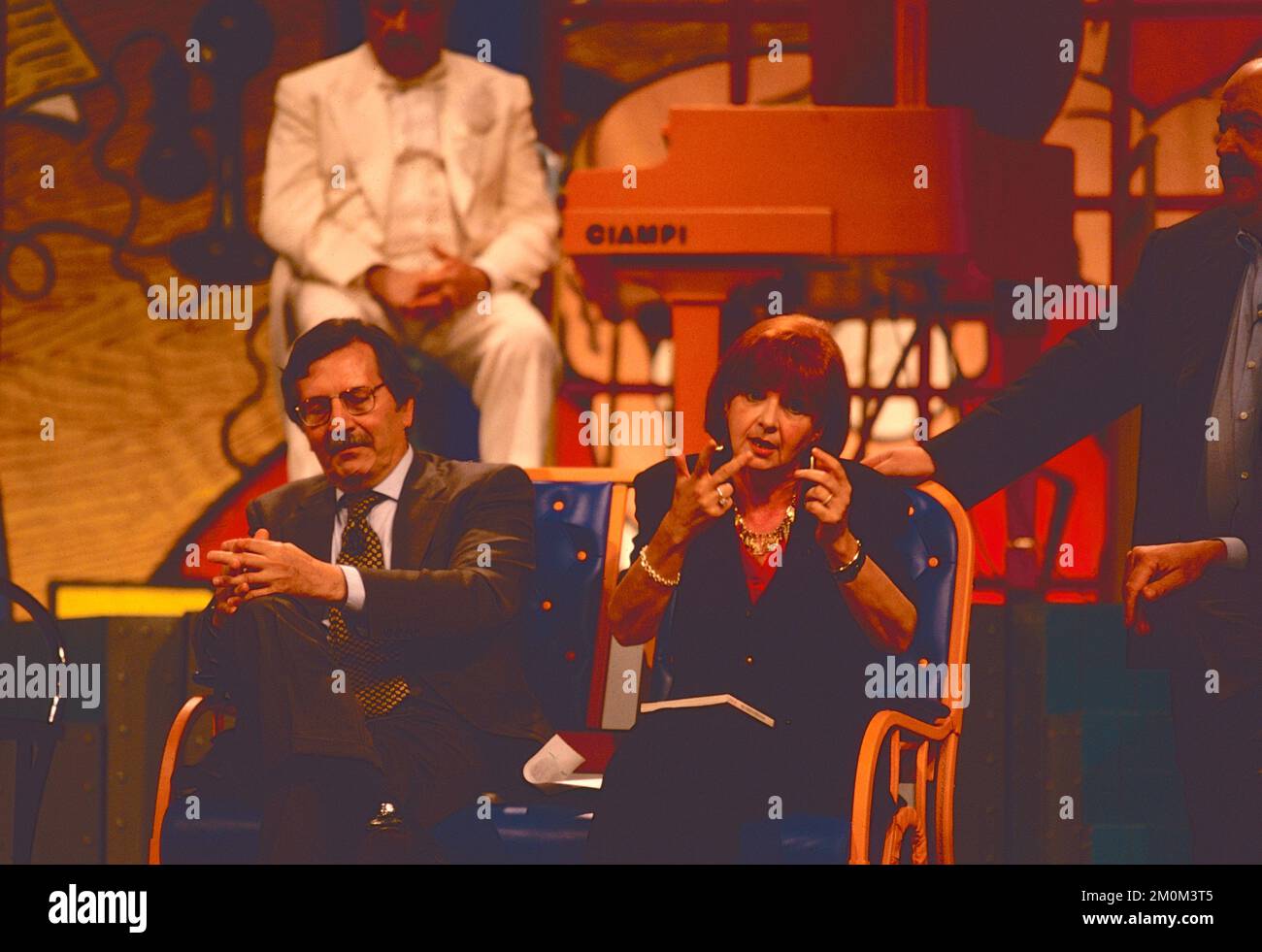 Italian politician and jurist Elsa Fornero at the TV program Maurizio ...