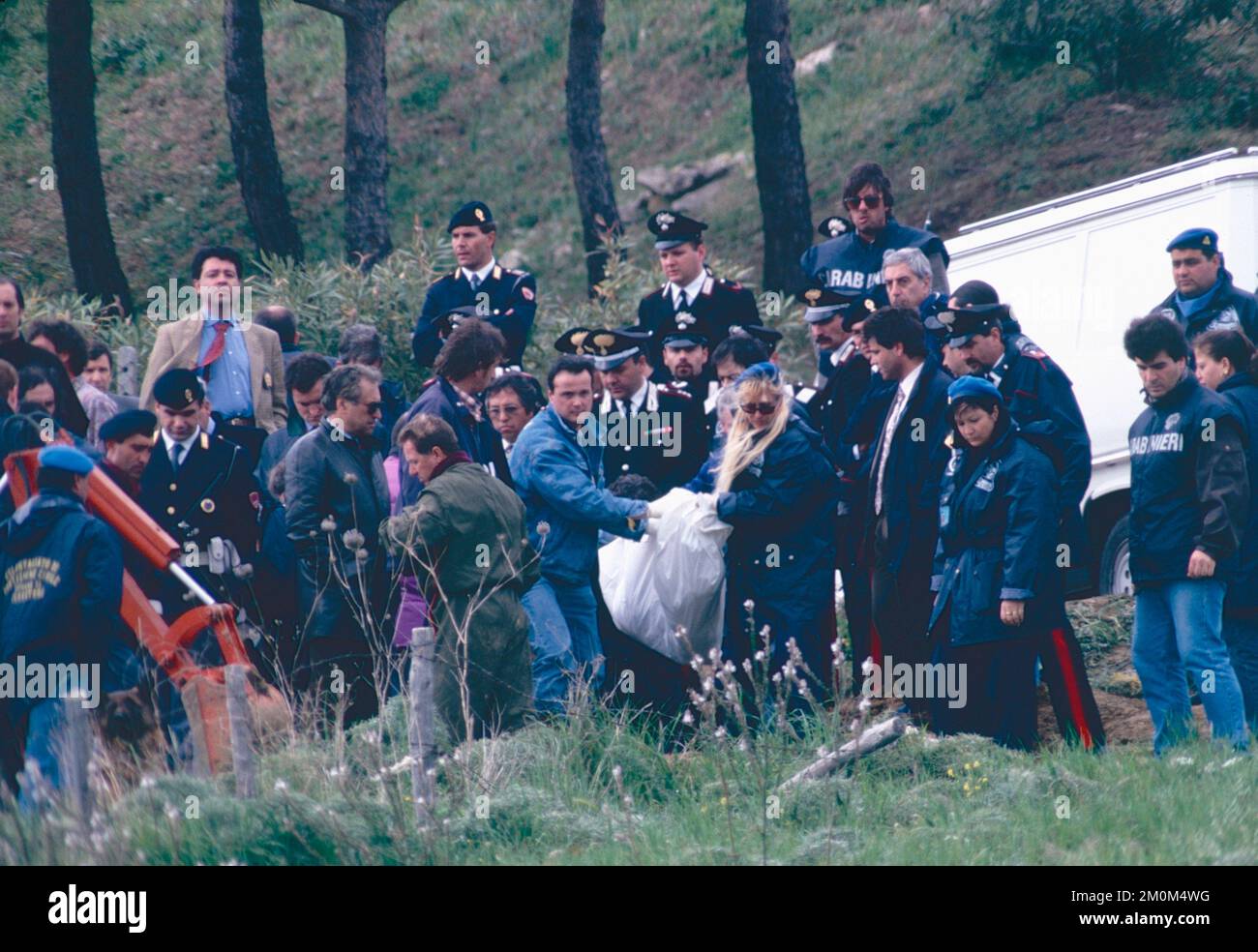 The discovery of the bodies of the killed Brigida children, Cerveteri ...