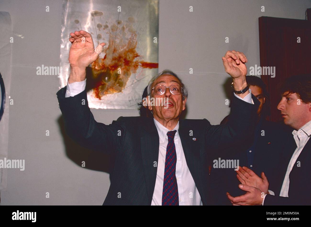 Italian lawyer and politician, Minister Cesare Previti, Rome, Italy ...