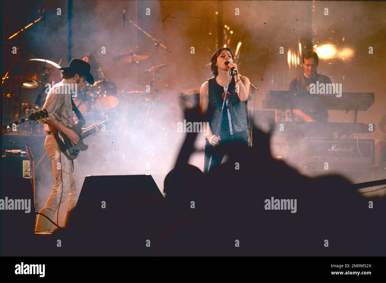 Italian singer Gianna Nannini at the May 1st Concert in St. Giovanni ...