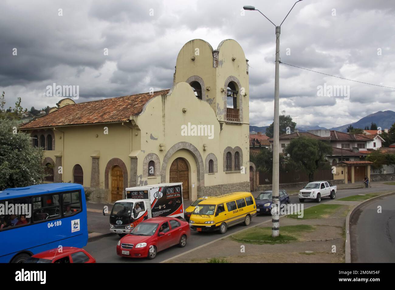 Old Parish Church Cuenca, Ecuador Stock Photo - Alamy