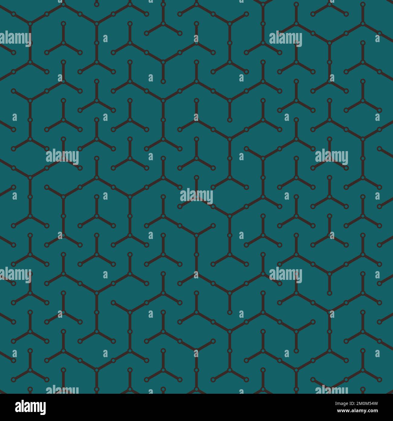 Hexagonal Maze generative pattern illustration Stock Vector Image & Art ...