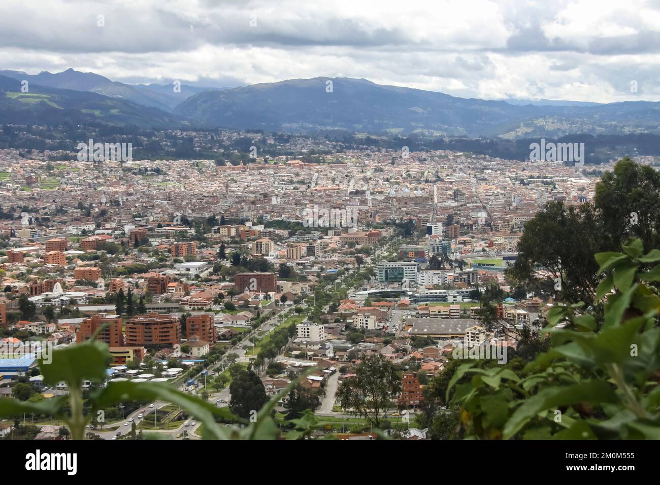 Cuenca, Ecuador Elevated Cityscape Stock Photo - Alamy