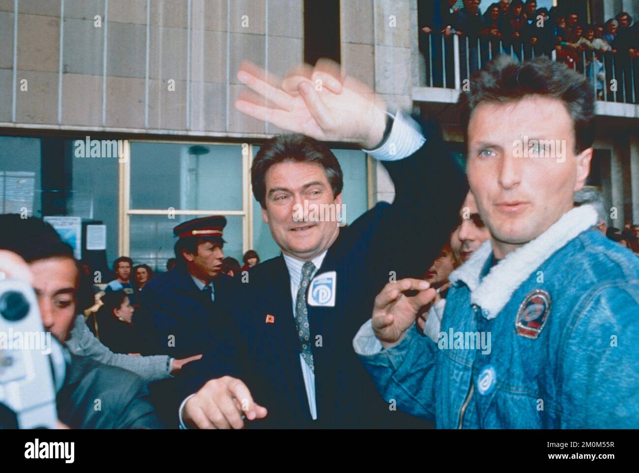 Albanian president sali berisha hi-res stock photography and images - Alamy