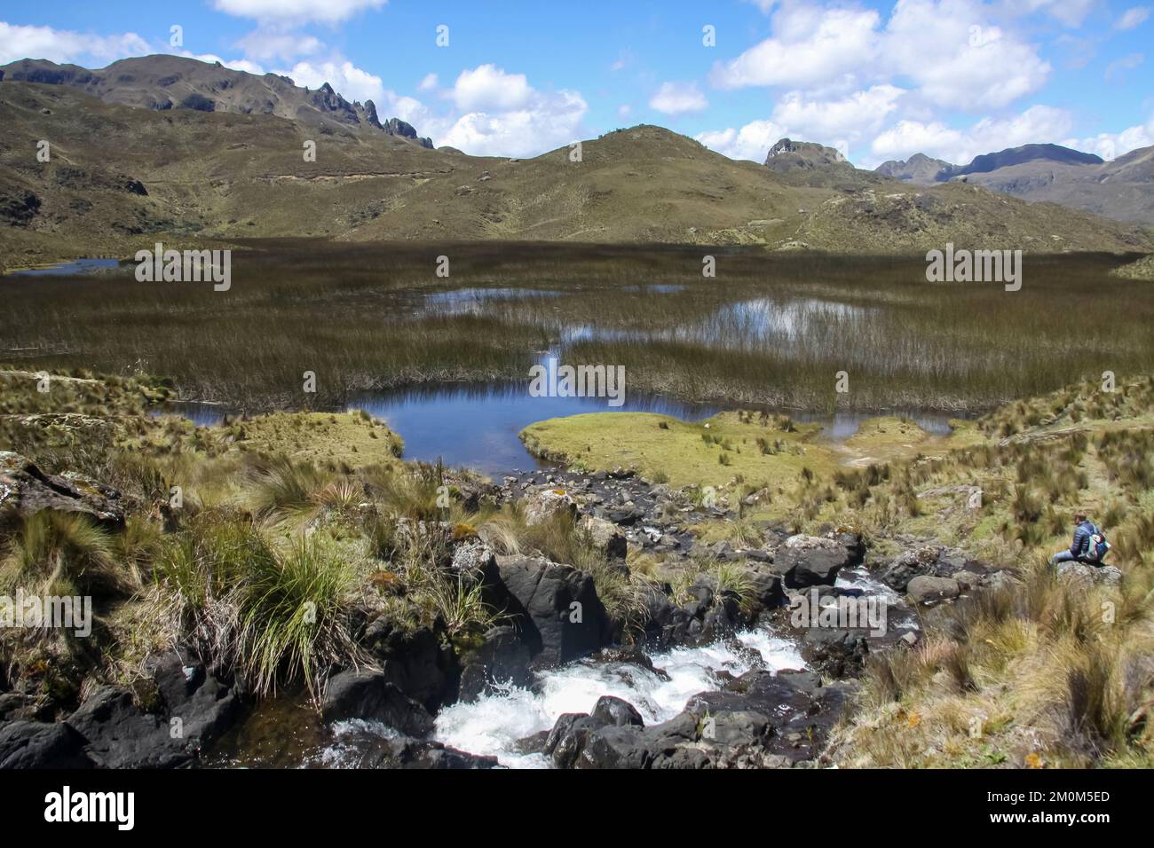 Parque Nacional Cajas, Azuay, Ecuador. El Cajas National Park or Cajas ...