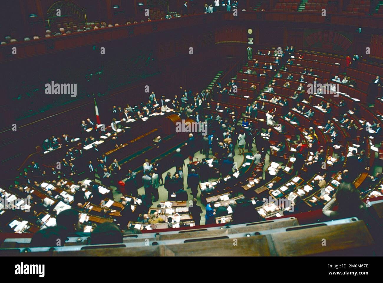 View of the Italian House of Representatives, Rome, Italy 1995 Stock ...