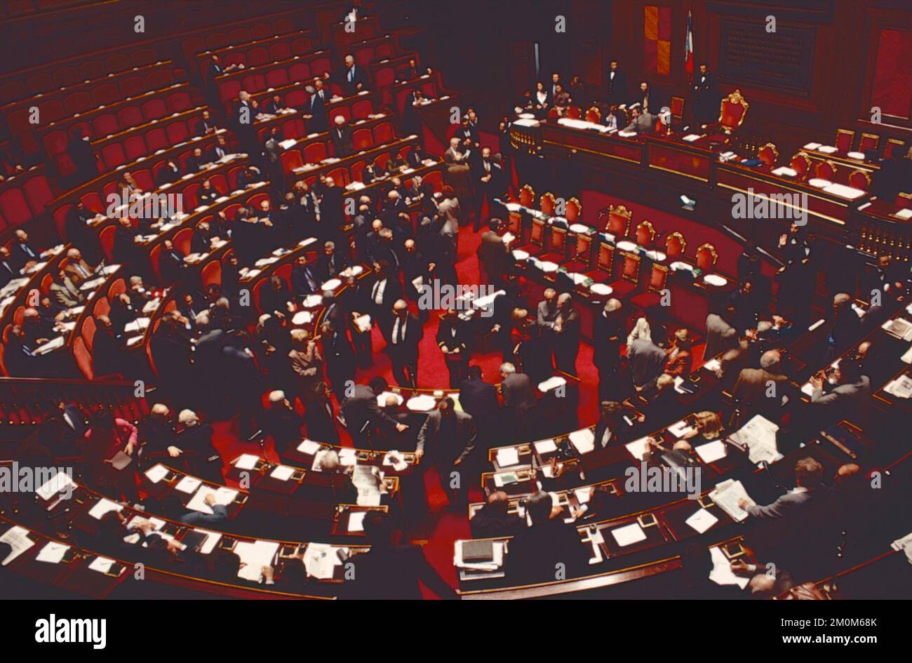 View of the Italian Senate of the Republic, Rome, Italy 1995 Stock ...