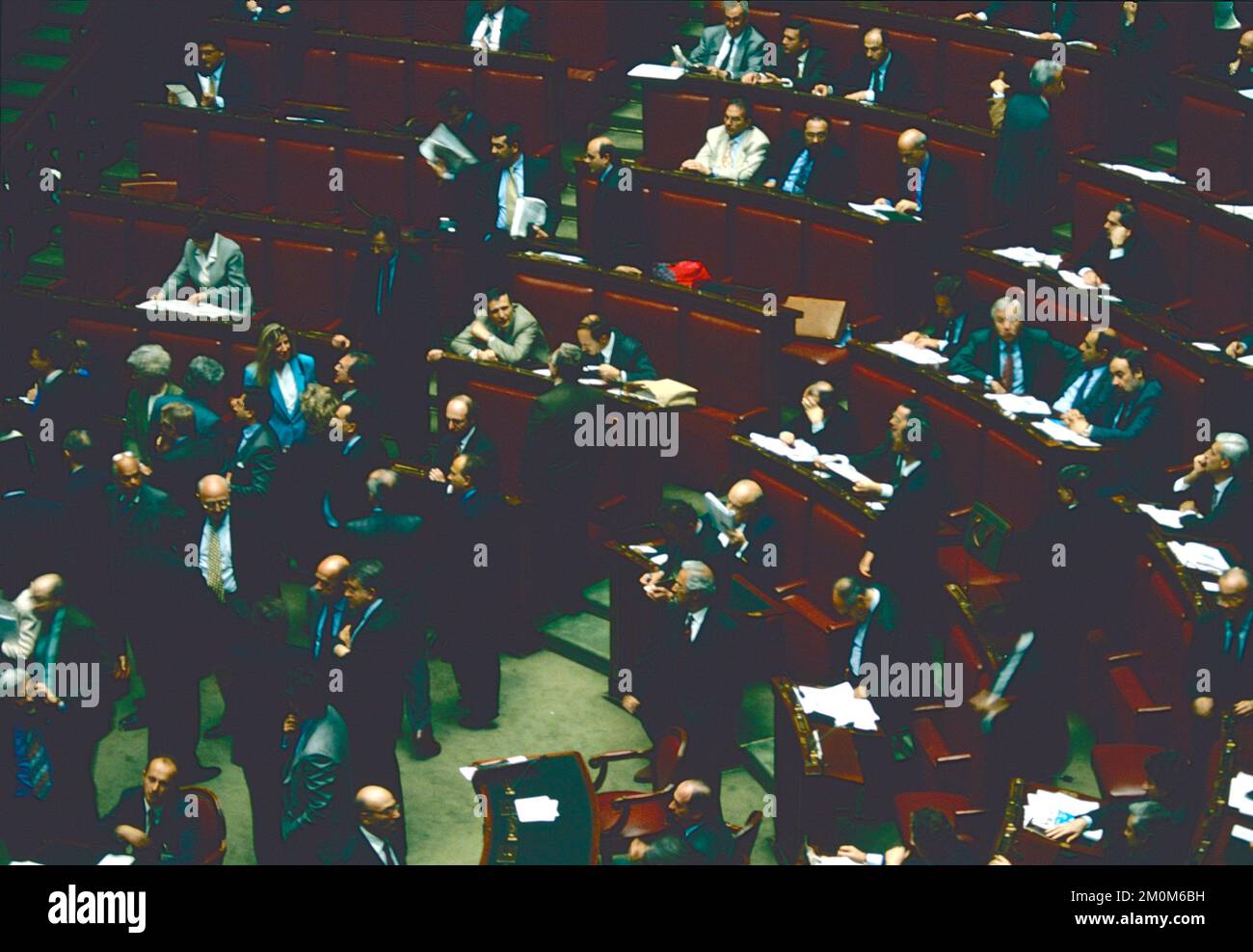 View of the Italian House of Representatives, Rome, Italy 1995 Stock ...