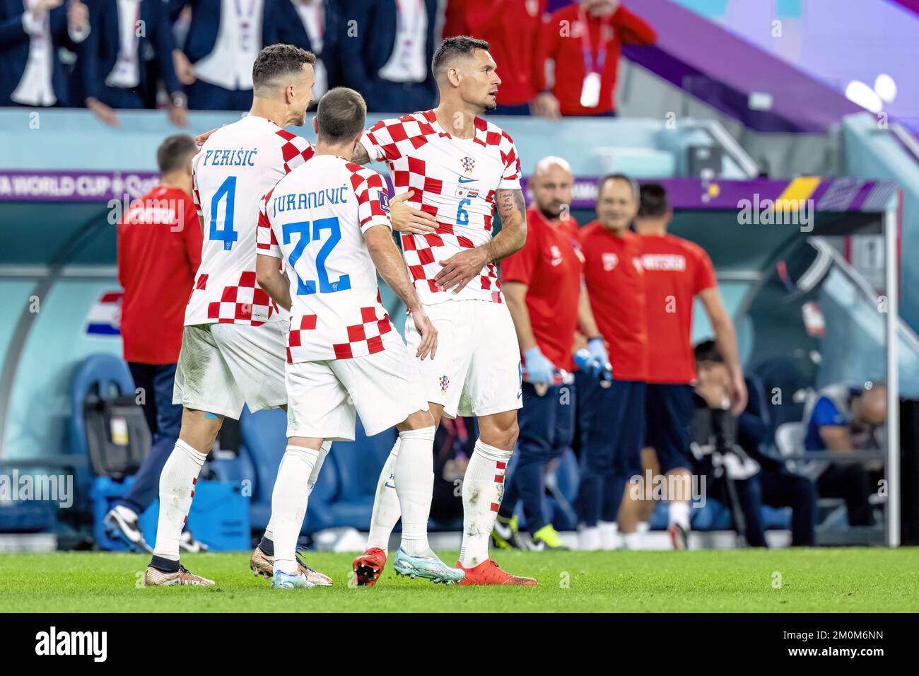 AL-WAKRAH, 05-12-2022, Al Janoub Stadium, World Cup 2022 in Qatar game between Japan and Croatia ...