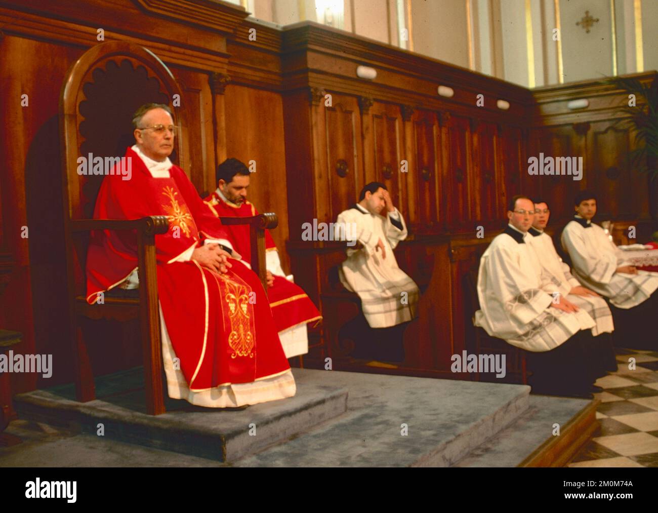 Italian bishop monsignor Girolamo Grillo celebrating Good Friday ...