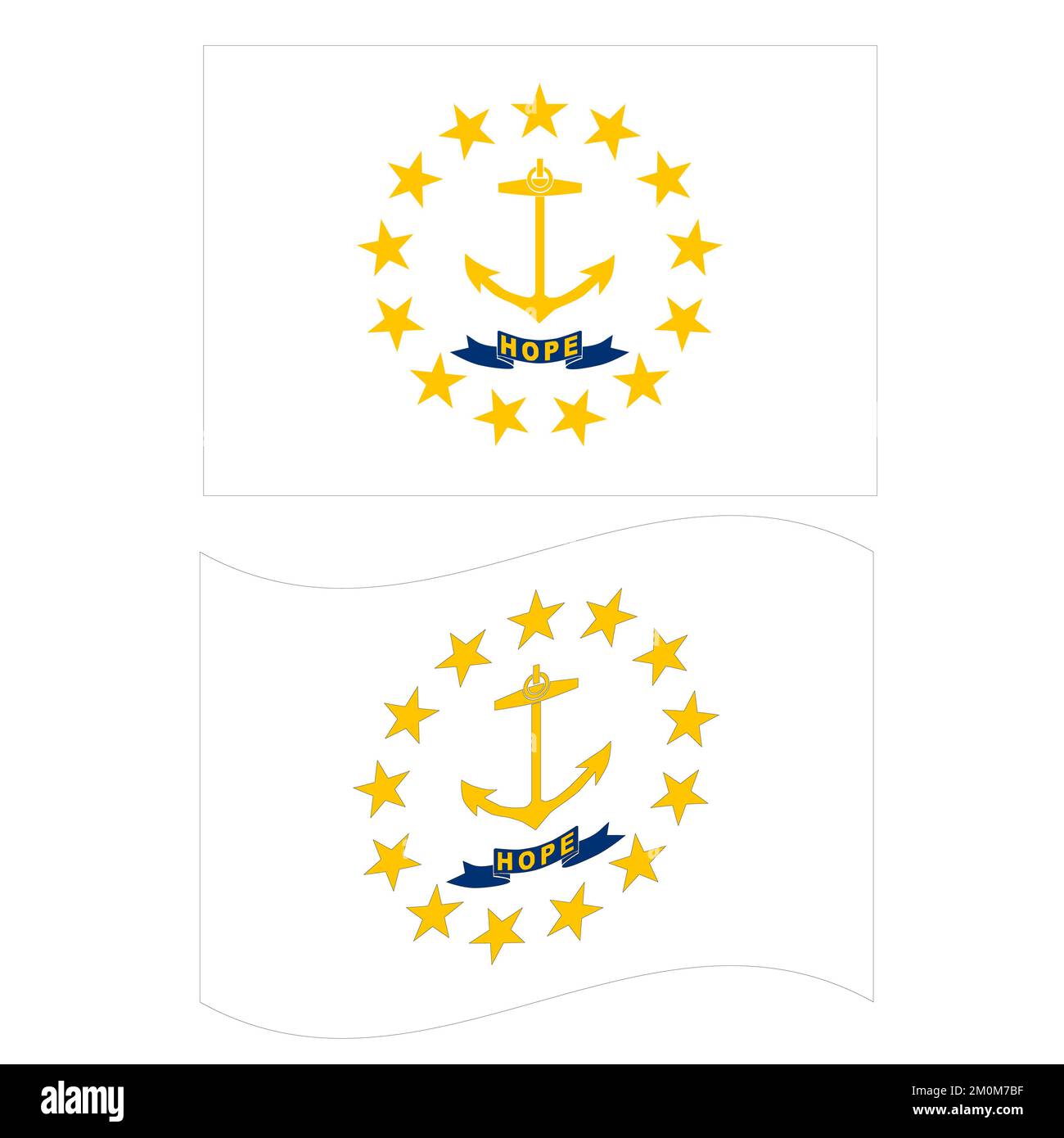 Waving flag of Portland. Portland flag on white background. flat style ...