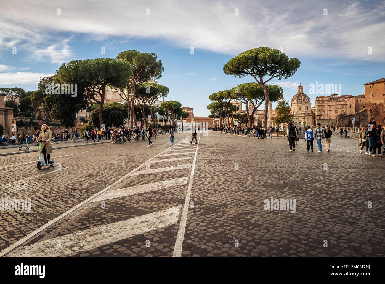 Rome, Italy- November 2022: The beautiful ruins and architectures by ...