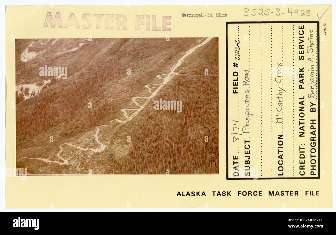 Prospectors Road. Alaska Task Force Photographs Stock Photo - Alamy
