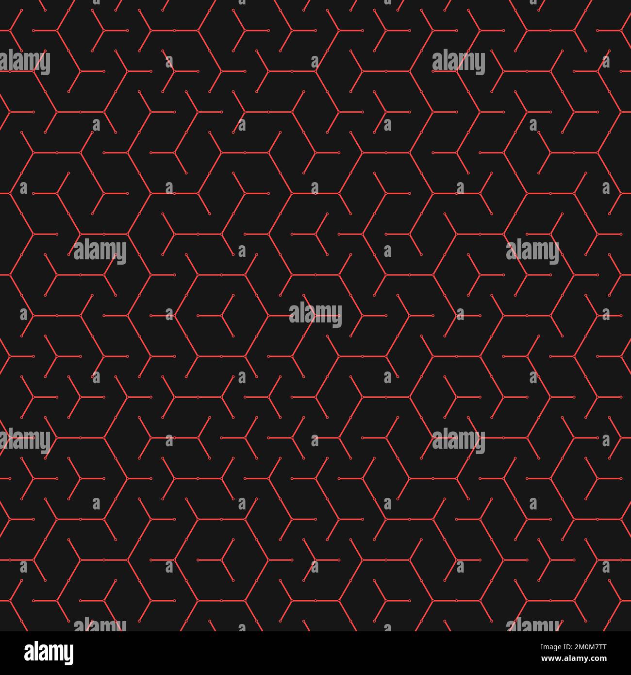 Hexagonal Maze generative pattern illustration Stock Vector Image & Art ...