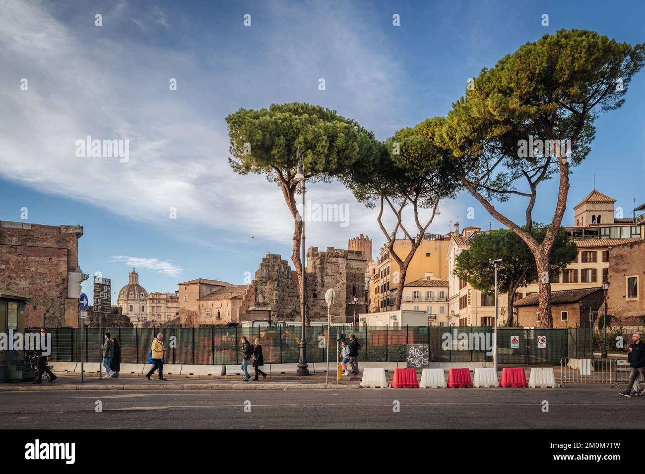 Rome, Italy- November 2022: The beautiful ruins and architectures by ...