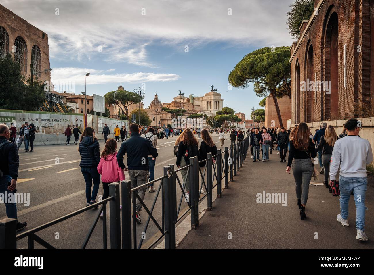 Rome, Italy- November 2022: The beautiful ruins and architectures by ...