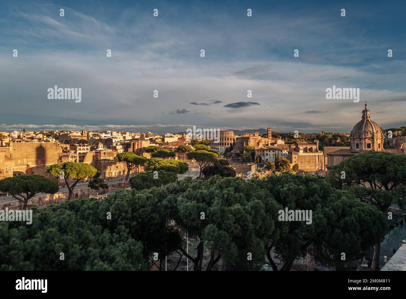 Rome, Italy- November 2022: The beautiful ruins and architectures by ...