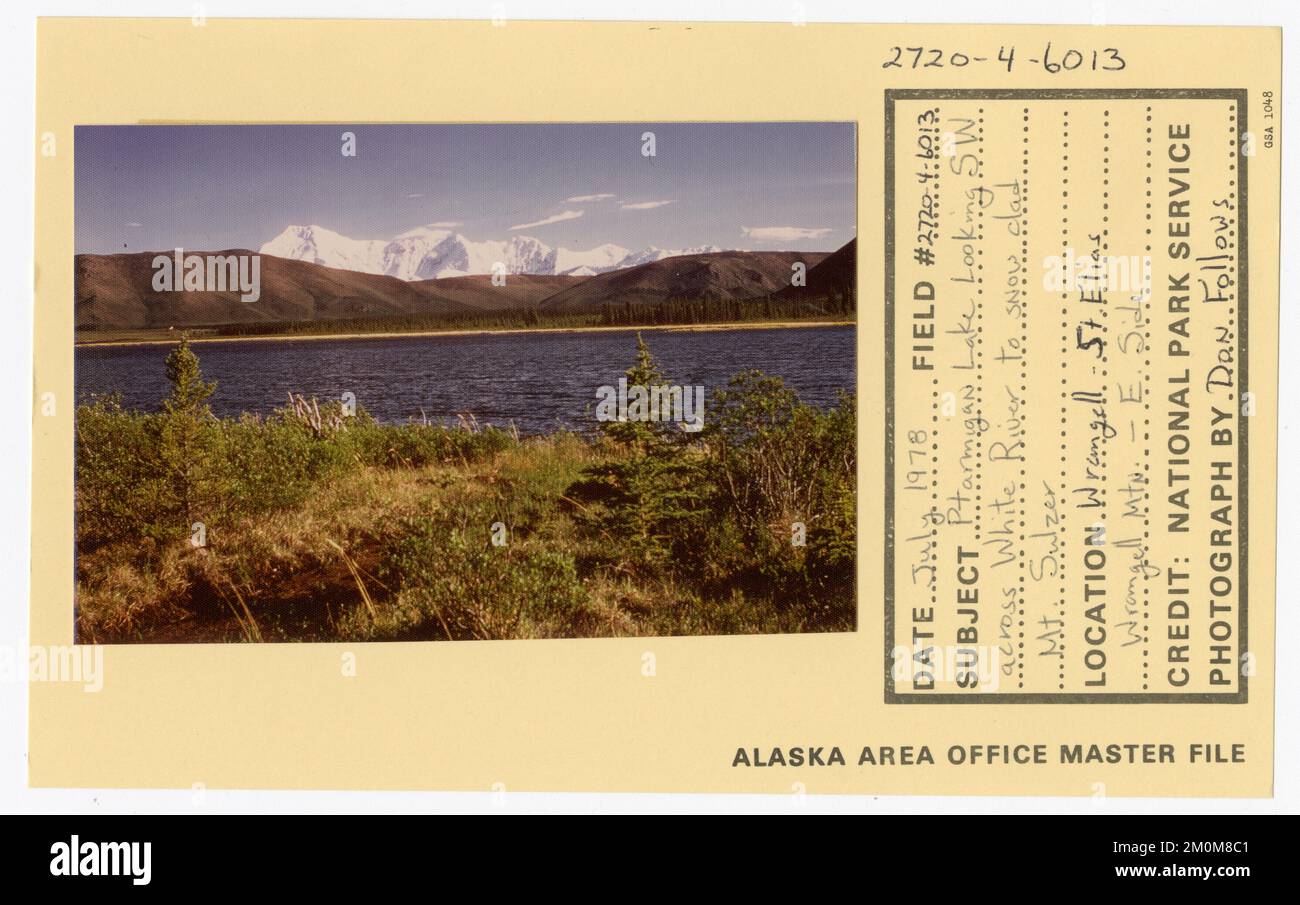 Small lake along north edge of Little Kobuk Sand Dunes, south of Onion ...