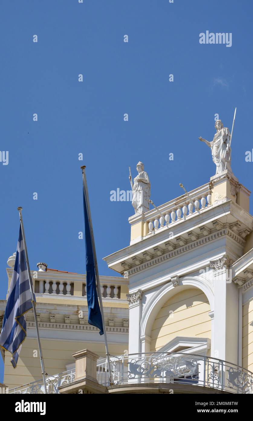 The neoclassical Stathatos Mansion, built 1895, now housing the Museum ...