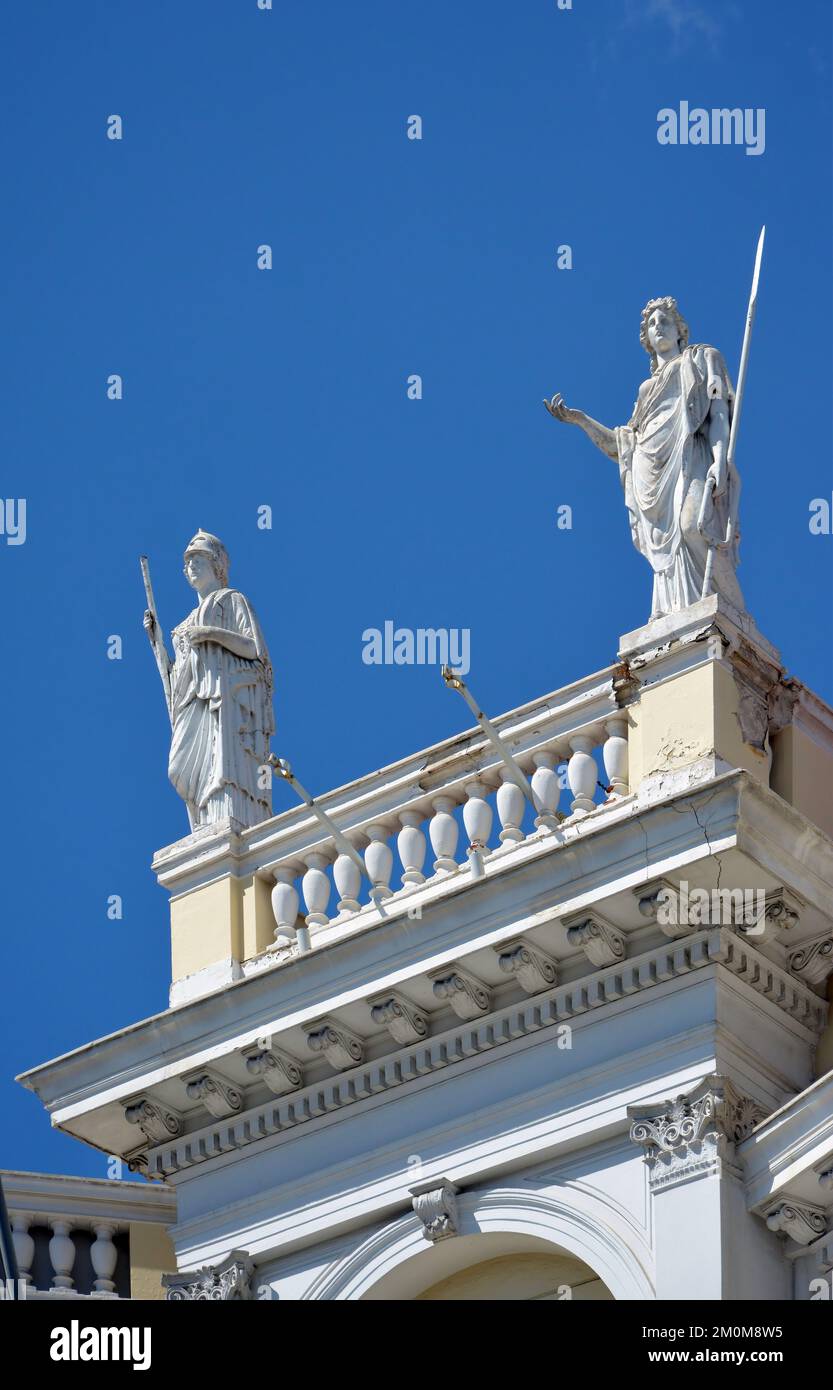 The neoclassical Stathatos Mansion, built 1895, now housing the Museum ...