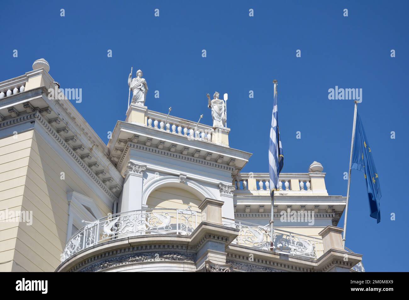 The neoclassical Stathatos Mansion, built 1895, now housing the Museum ...