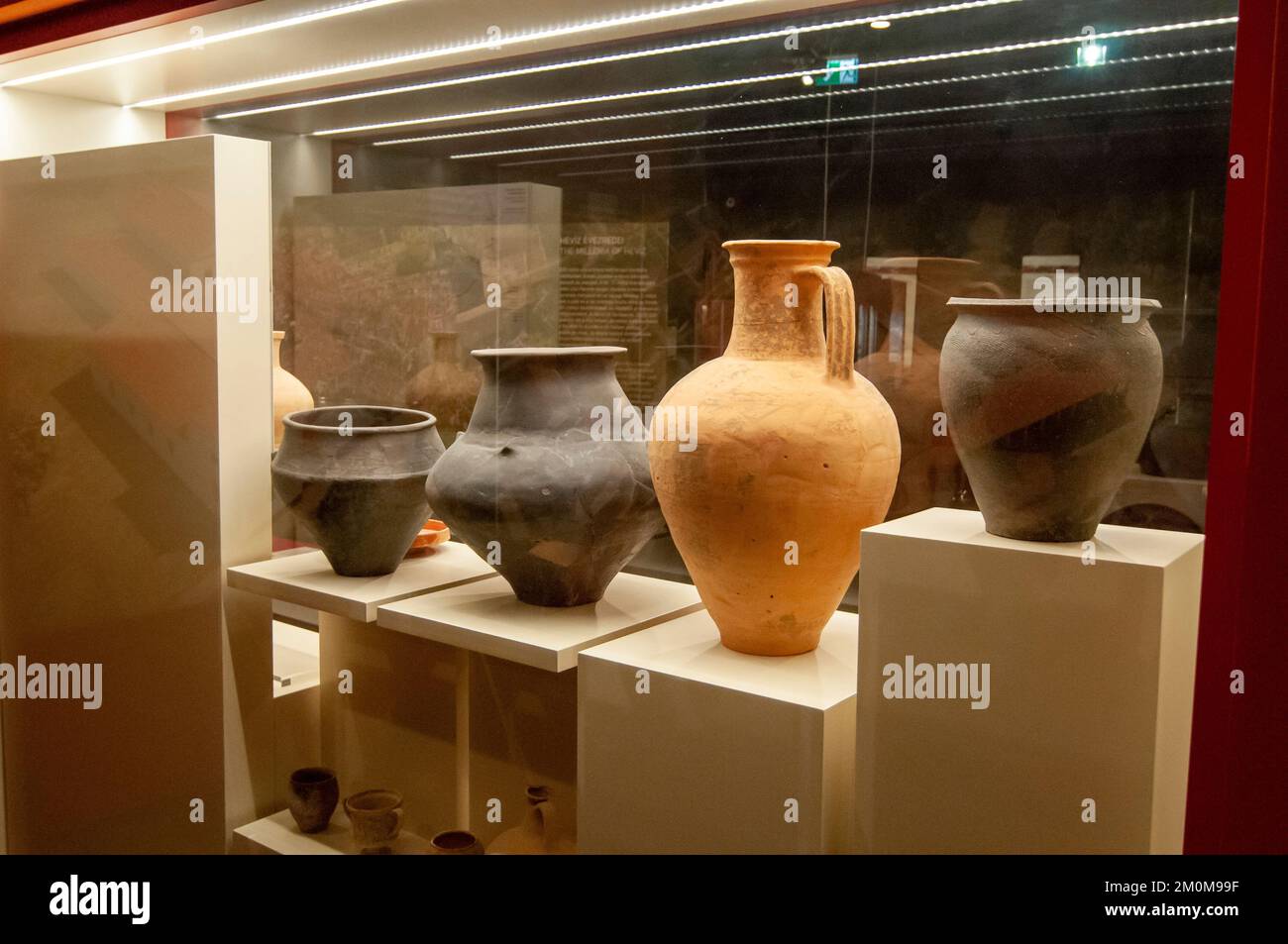 Roman period pottery exhibit at the Roman Villa, Heviz, Hungary Hévíz ...