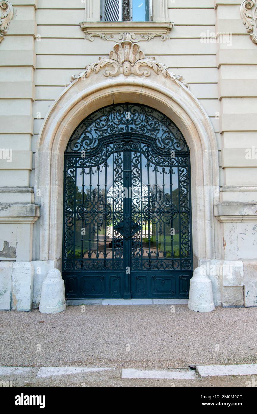 Entrance Gate to the Festetics Palace is a Baroque palace located in ...