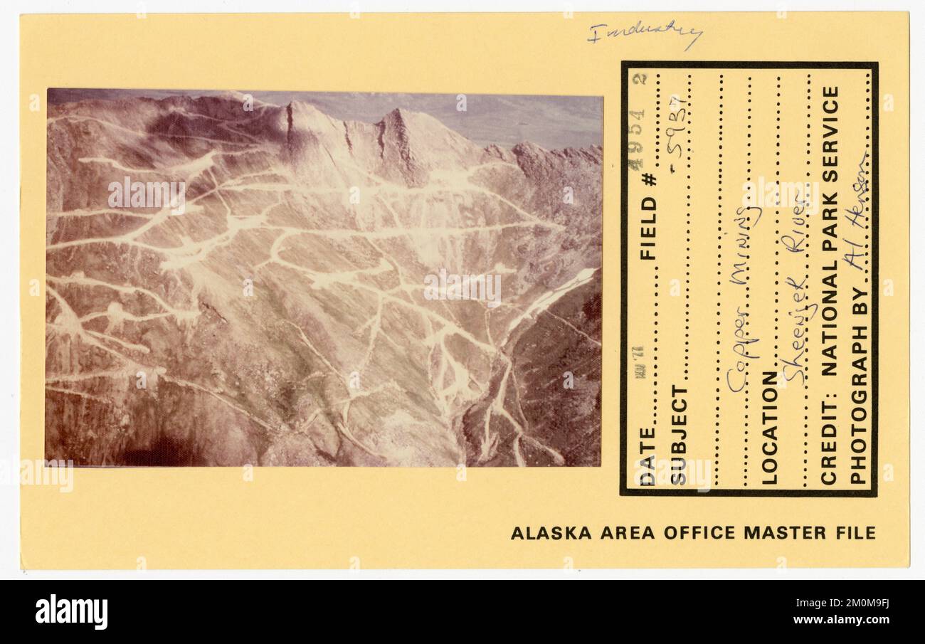 Copper mining. Alaska Task Force Photographs Stock Photo - Alamy