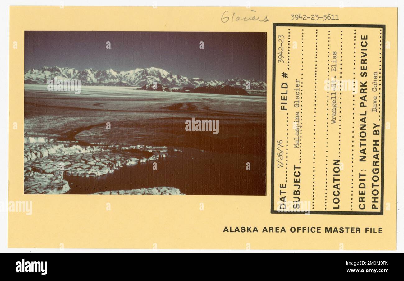Malaspina Glacier. Alaska Task Force Photographs Stock Photo - Alamy Malaspina Glacier. Alaska Task Force Photographs Stock Photo - Alamy