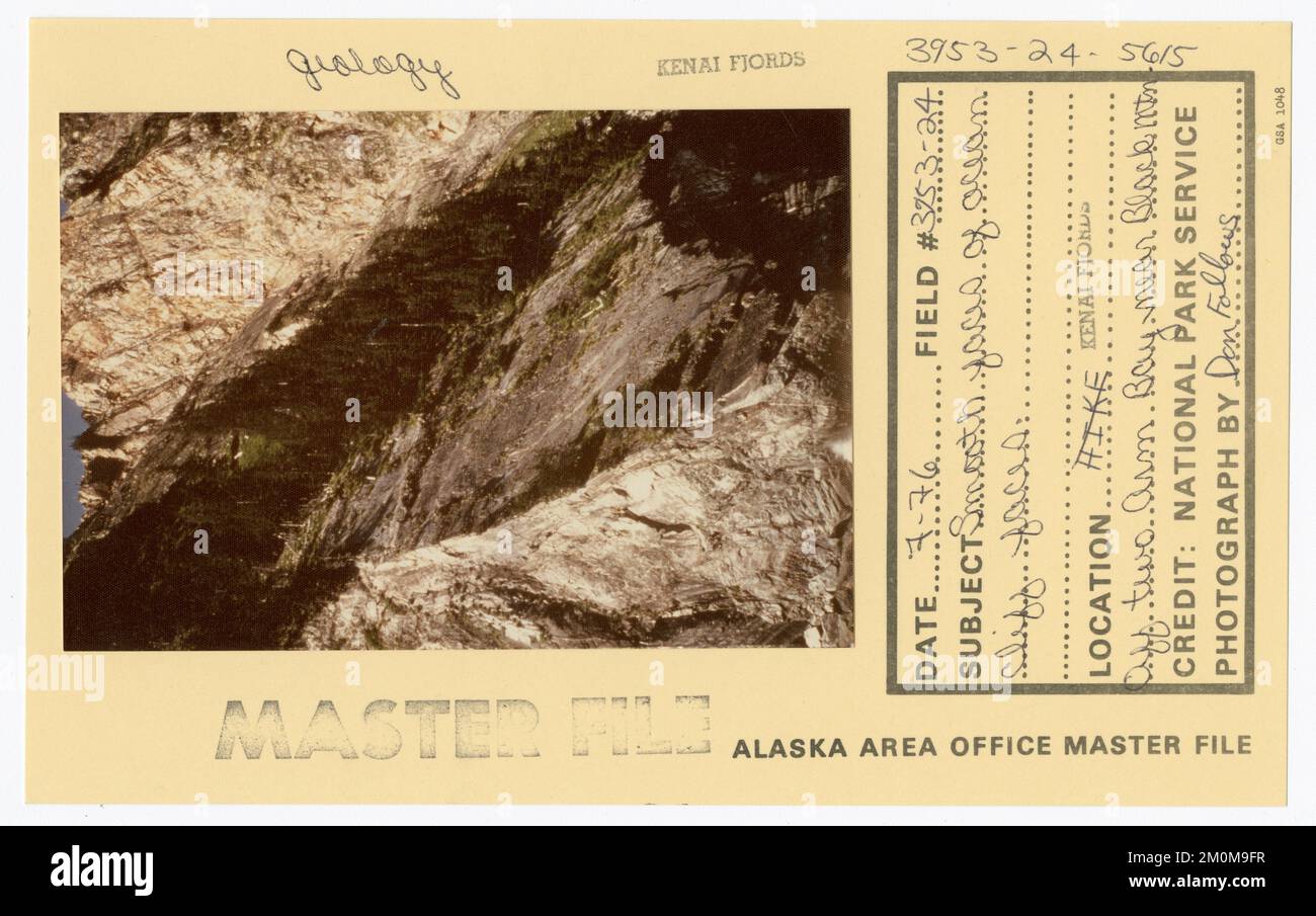 Smooth faces of ocean cliff faces. Alaska Task Force Photographs Stock ...
