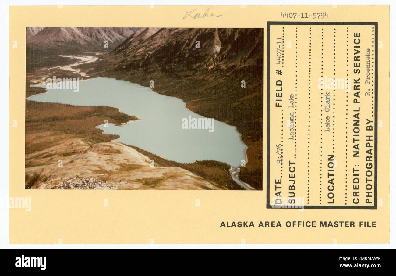 Alatna Lake. Alaska Task Force Photographs Stock Photo - Alamy
