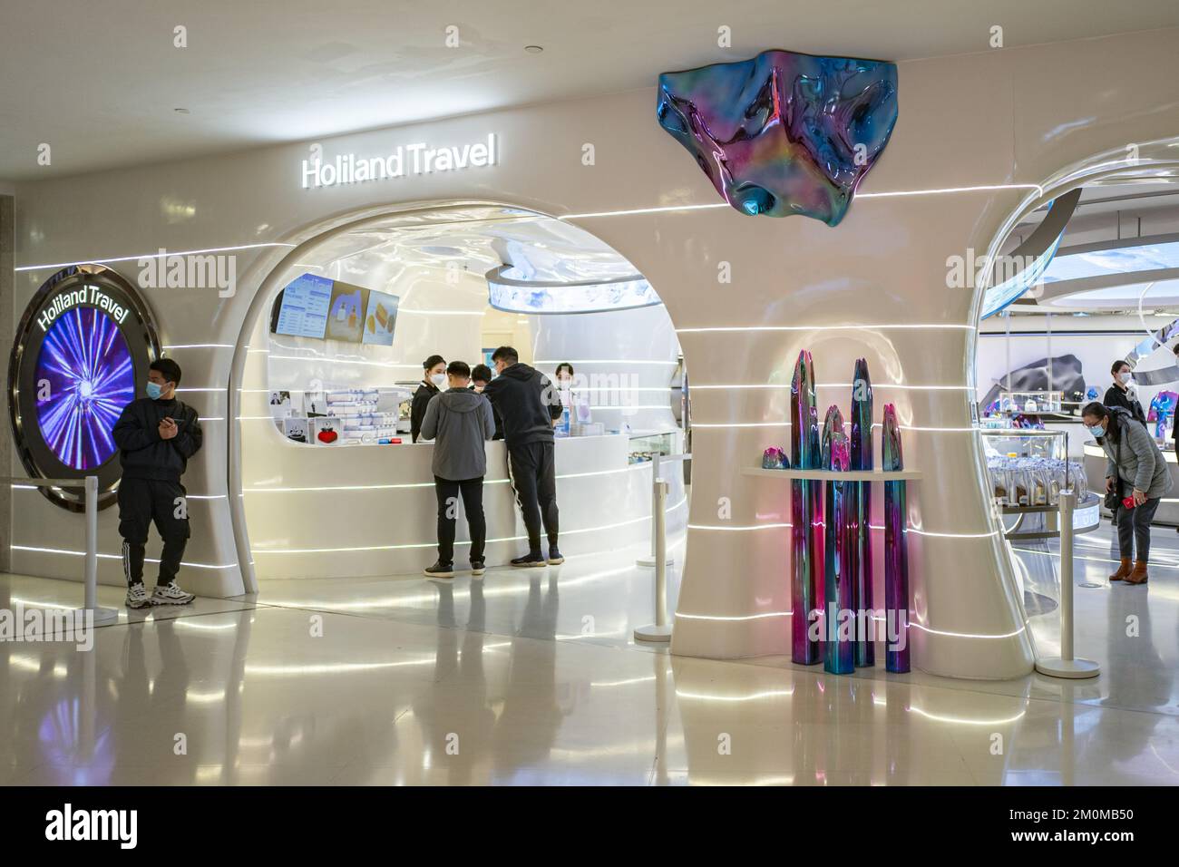 The travel-themed Holiland store opens in Shanghai, China, 5 December ...