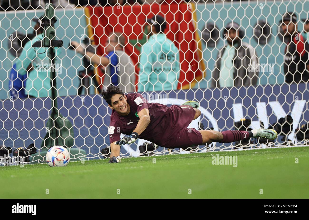 Morocco vs Spain match during World Cup 2022 in Qatar on December 6 ...