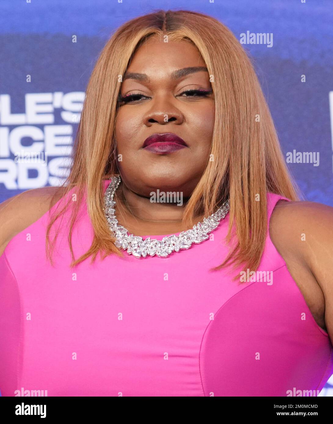 Da'Vine Joy Randolph arrives at the 2022 People's Choice Awards held at ...