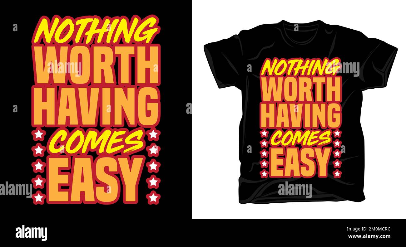 Nothing comes easy hi-res stock photography and images - Alamy