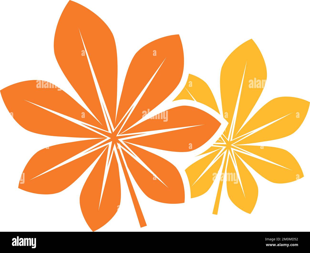 Autumn leafs icon. Chestnut symbol. Nature sign Stock Vector Image ...