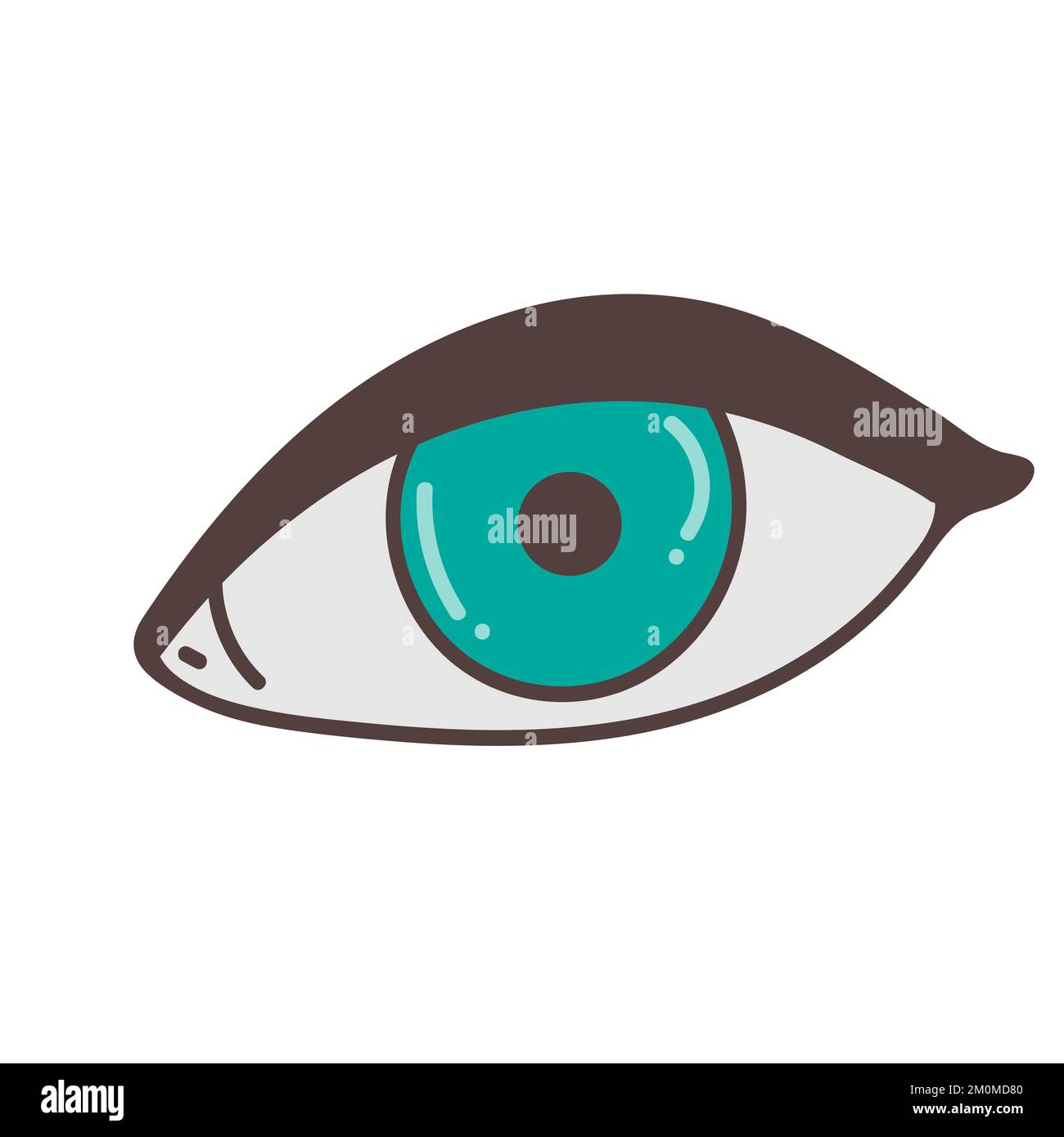 Eye vector icon. Open eye icon, The eye of the beholder. vector icon ...