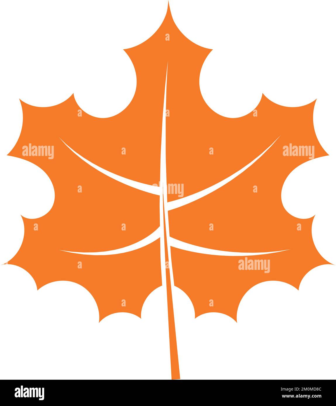 Single dry leaf Stock Vector Images - Alamy