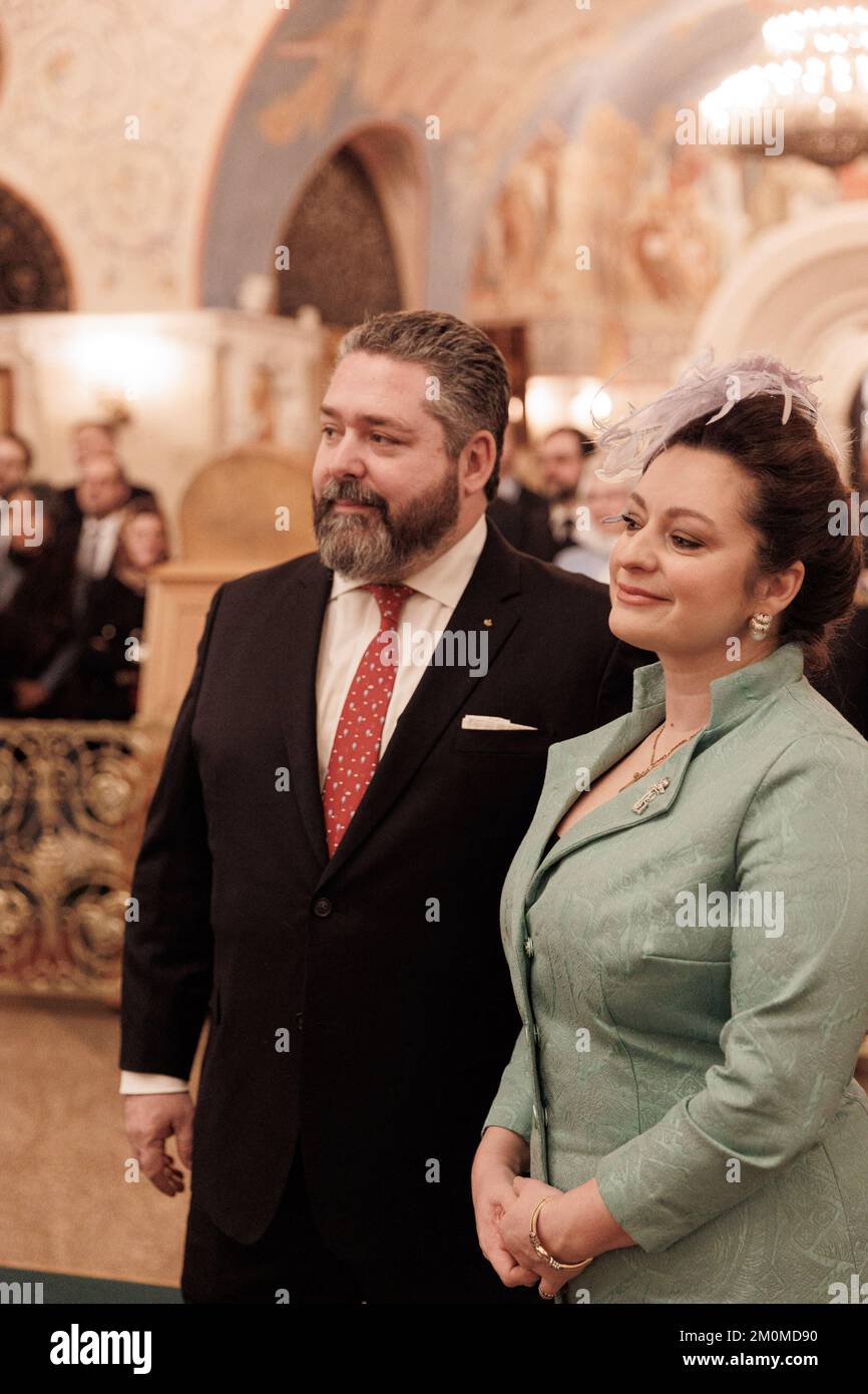 Moscow, Russia, 06/12/2022, Grand Duke George Mikhailovich of Russia ...