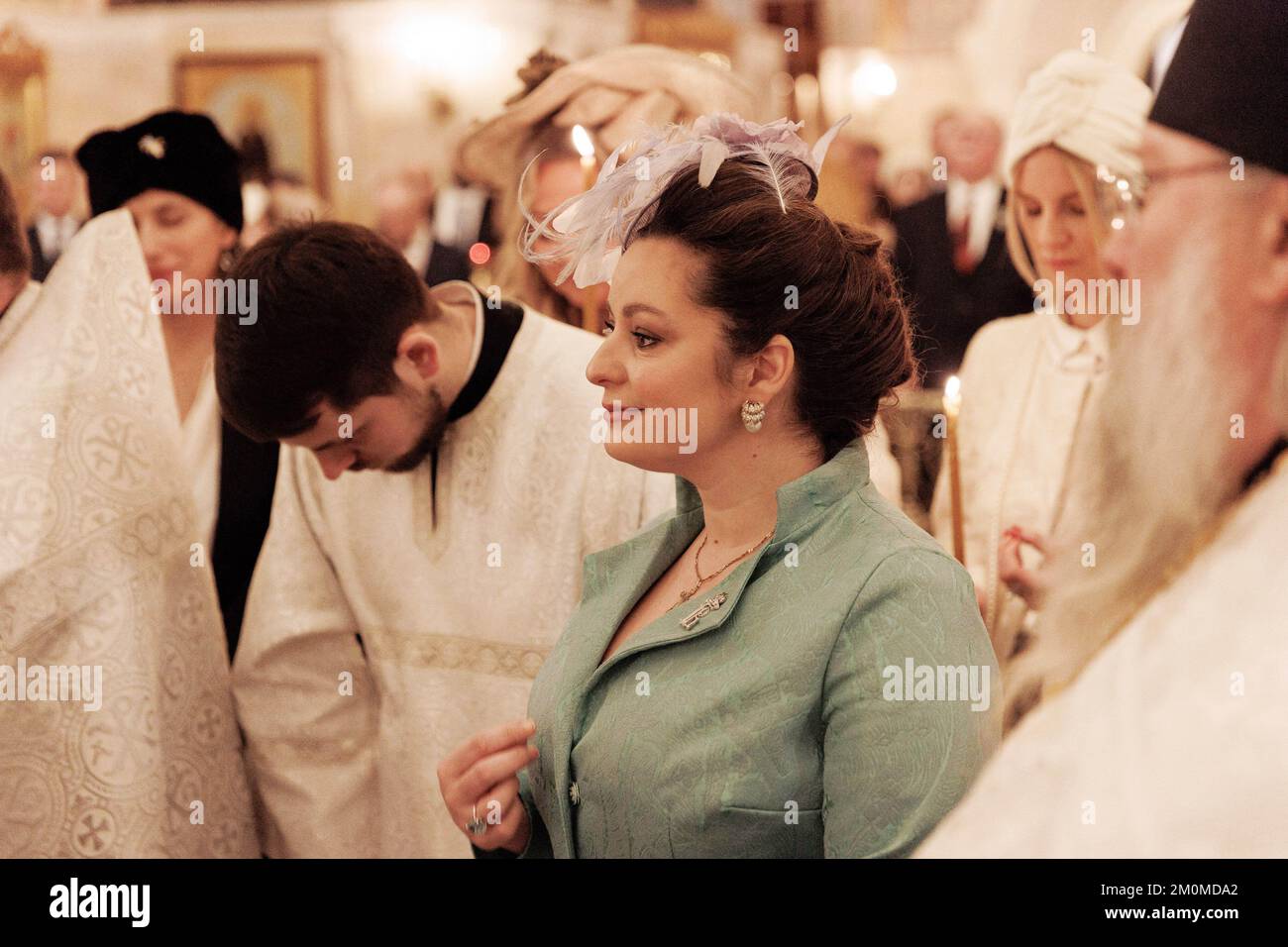 Moscow, Russia, 06/12/2022, Princess Victoria Romanovna attends the ...